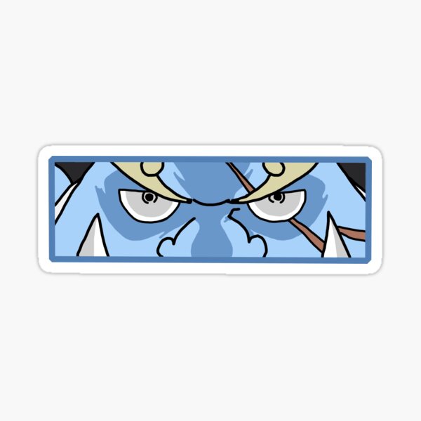 "Jinbe Eyes MS Paint One Piece" Sticker for Sale by Bradycrenshaw ...