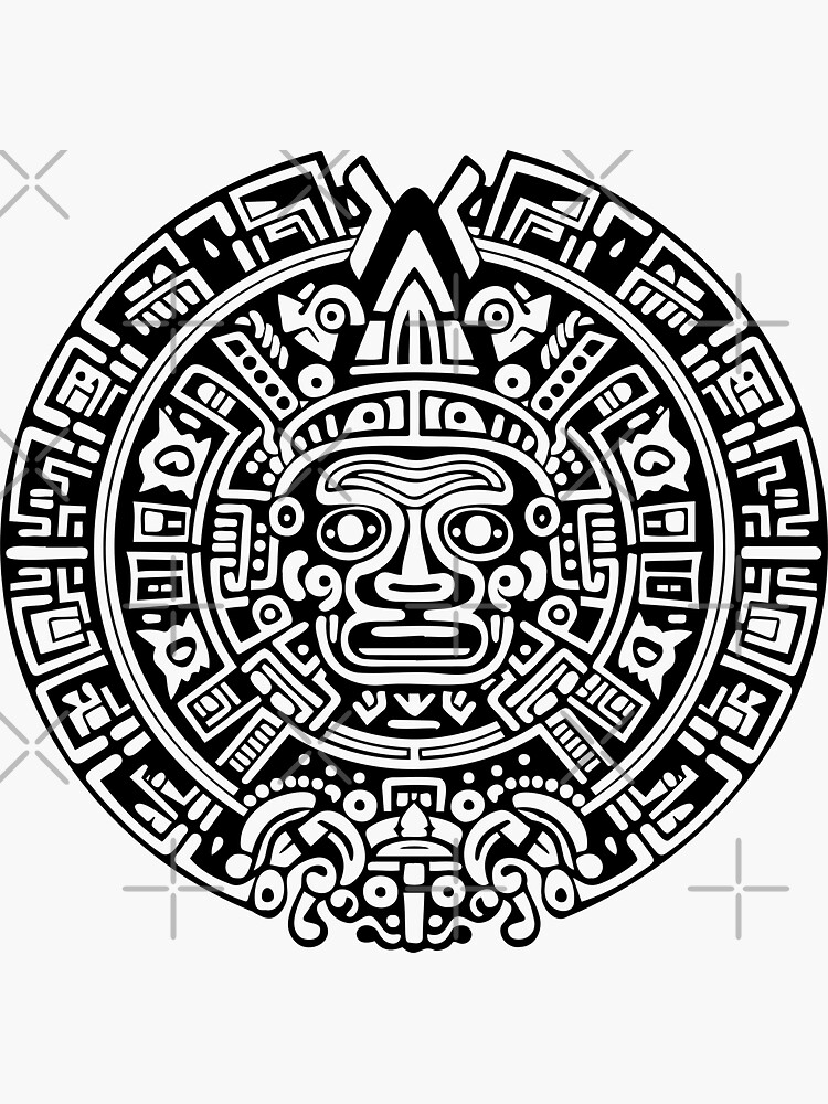 "Mayan Calendar System Mesoamerican Tzolkin Haab Ancient Maya Glyph ...