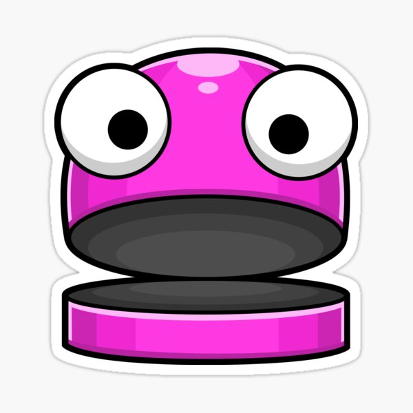 "REPO Game Pink Cute Funny Head Meme" Sticker for Sale by Darcekar ...