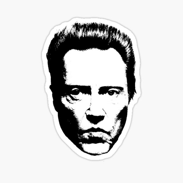 "Christopher Walken" Sticker for Sale by jamin720 | Redbubble