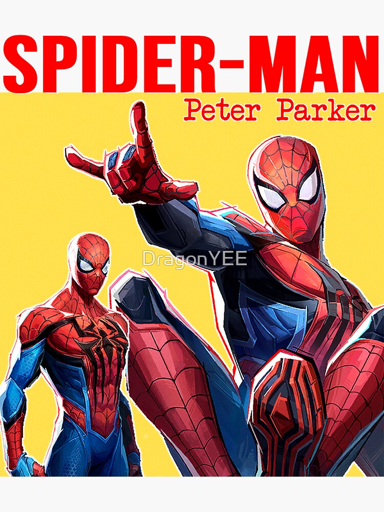 "Marvel Rivals Spider-man Retro Desing" Sticker for Sale by DragonYEE ...