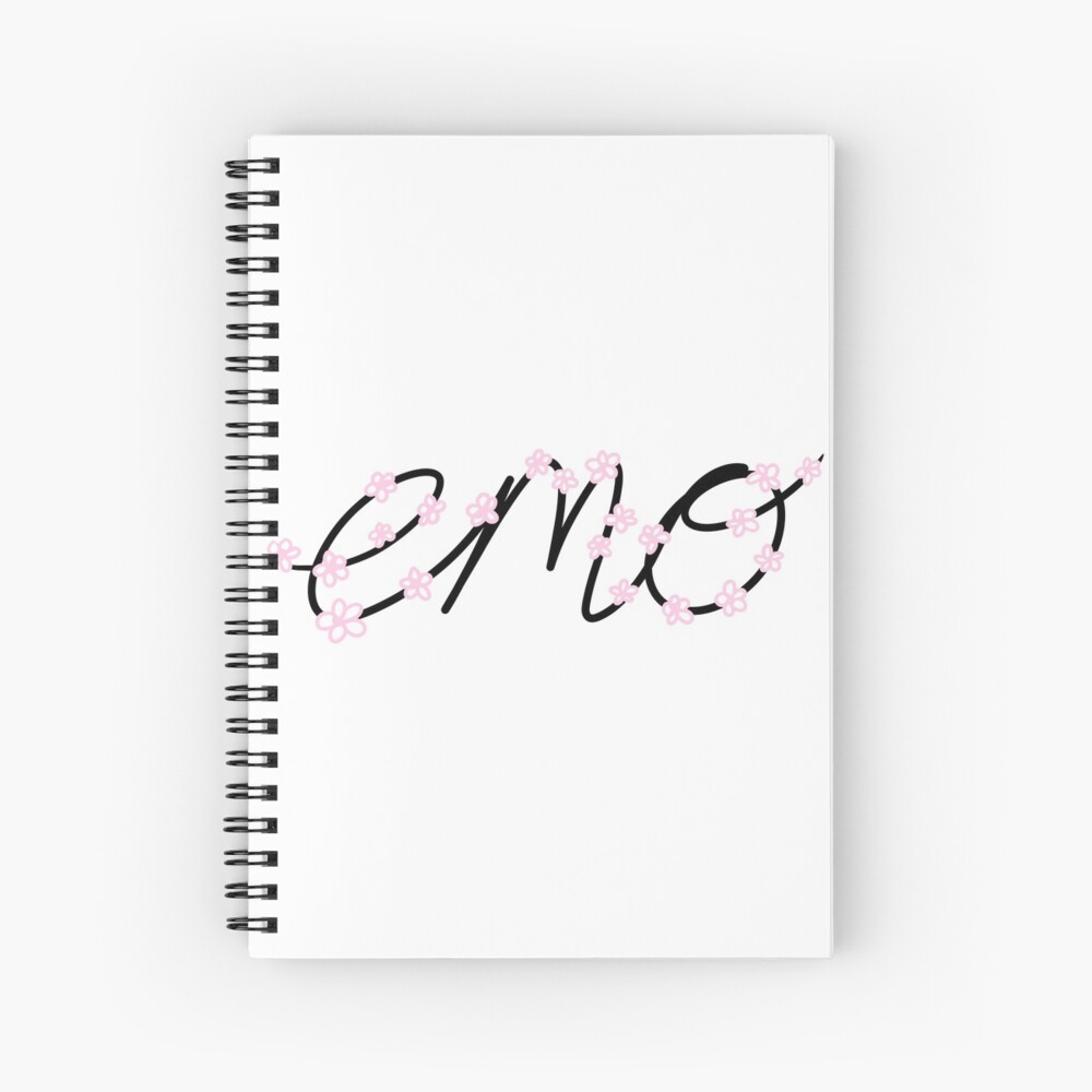 "emo" Spiral Notebook for Sale by BeethovenDay | Redbubble