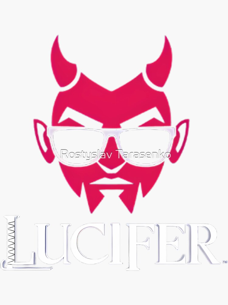 "Lucifer" Sticker for Sale by Rostislav1401 | Redbubble