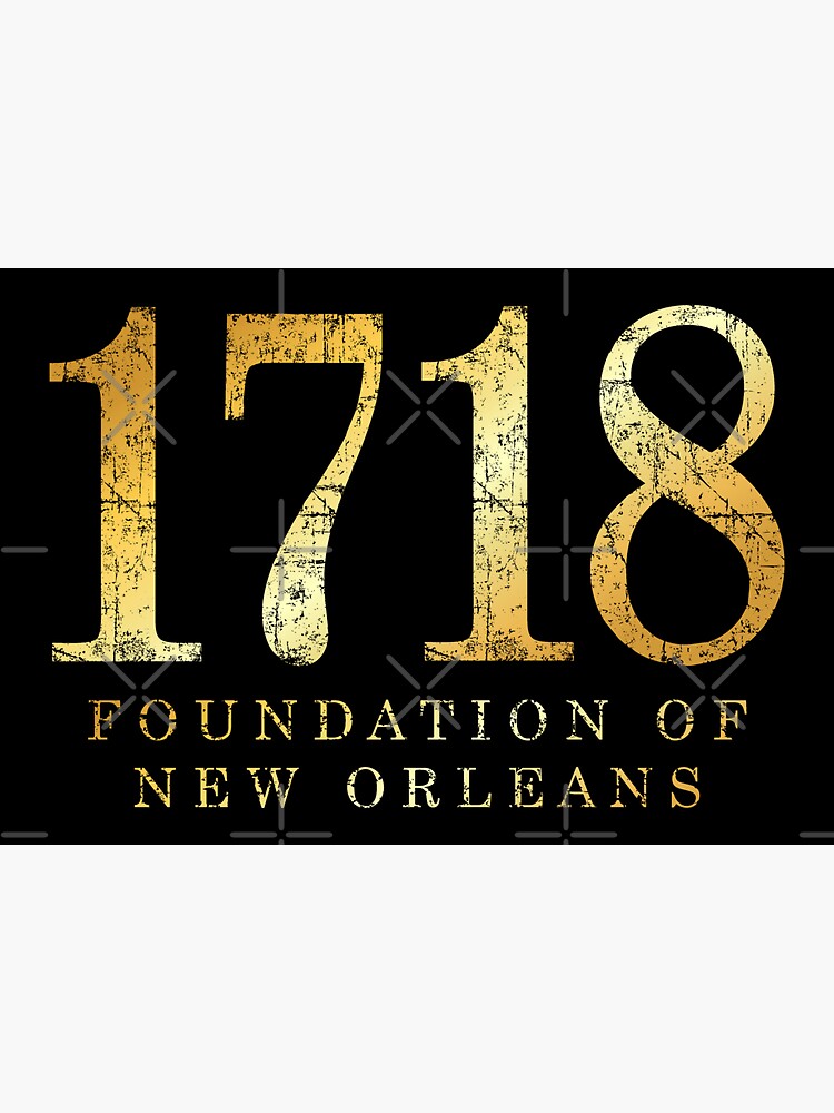 Sticker « 1718 Fondation de la Nouvelle-Orléans (Ancien or) », par ...
