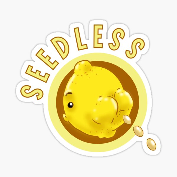 "Seedless Lemon" Sticker for Sale by tduffy | Redbubble