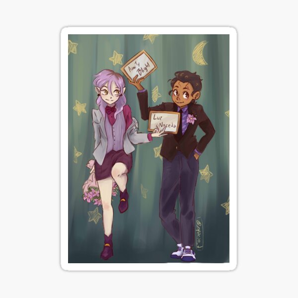 "Lumity Grom Dance FANART" Sticker by espaciod | Redbubble