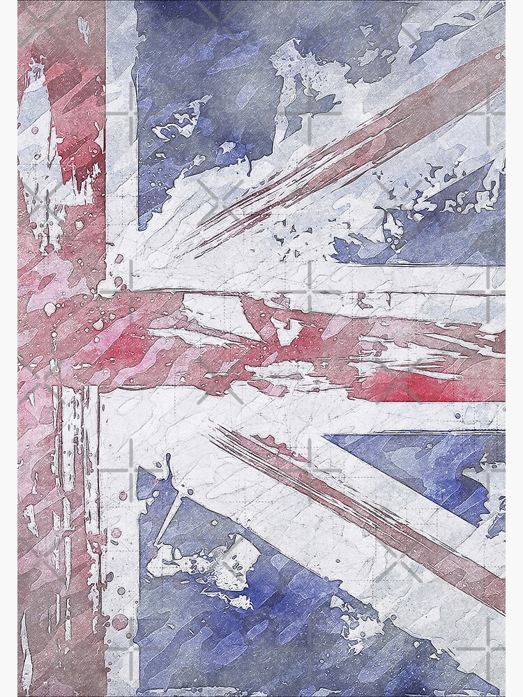 "Rustic Union Jack Flag" Art Print by BethsdaleArt | Redbubble