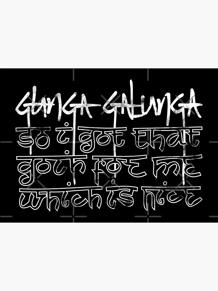 "Gunga Galunga" Sticker for Sale by AllyFlorida | Redbubble