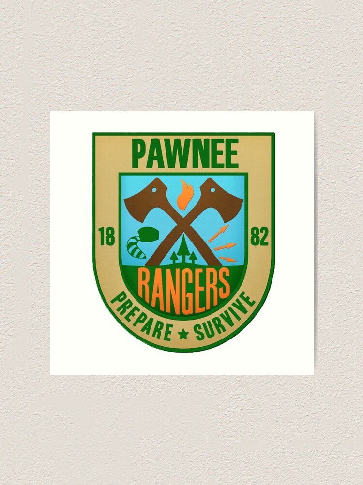 "Pawnee Rangers | Parks and Recreation" Art Print for Sale by PaulyH ...