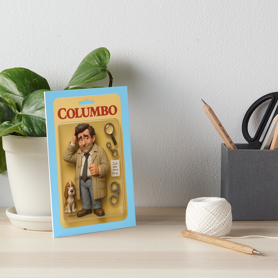 "Columbo 3D action figure" Poster by Mauswohn | Redbubble