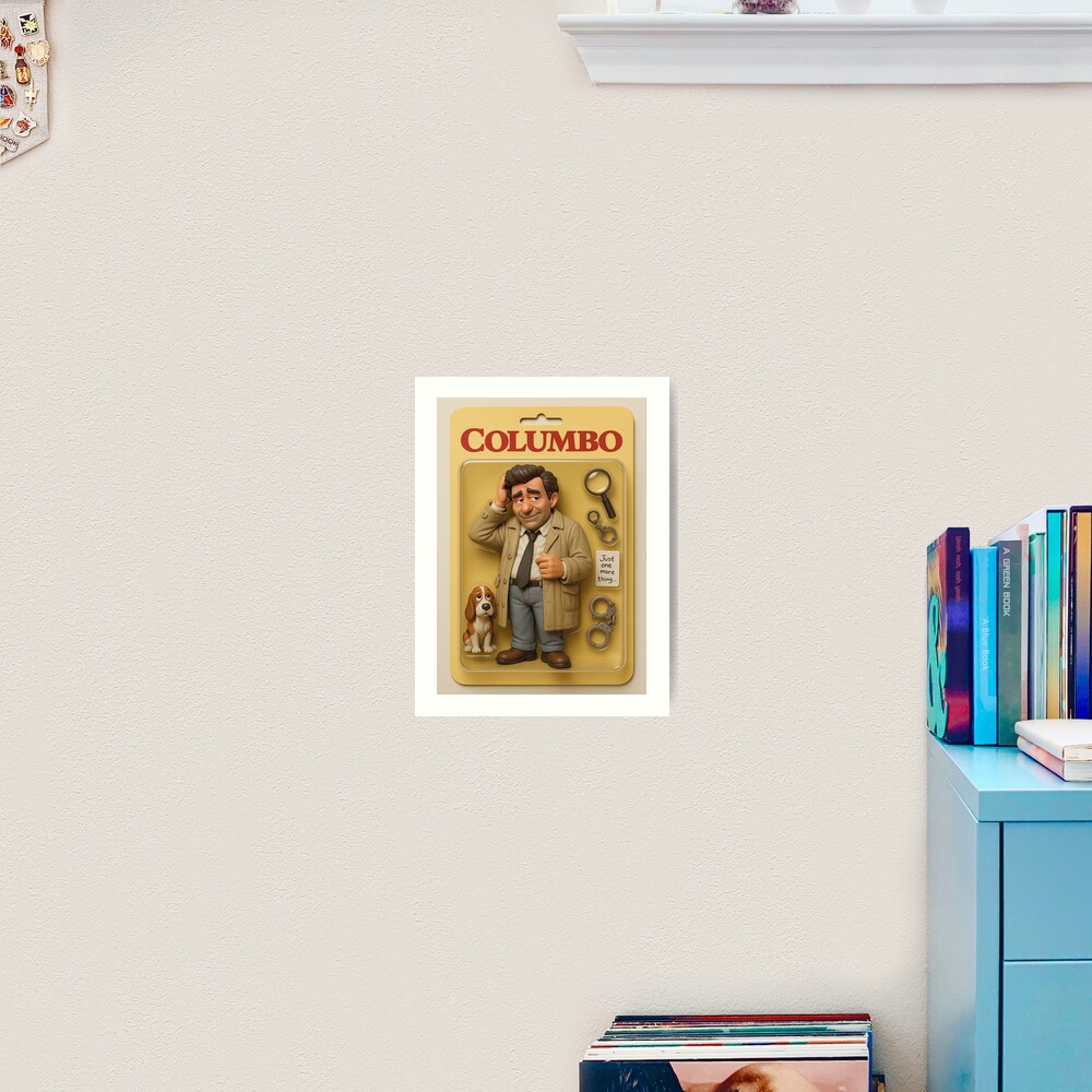 "Columbo 3D action figure" Poster by Mauswohn | Redbubble
