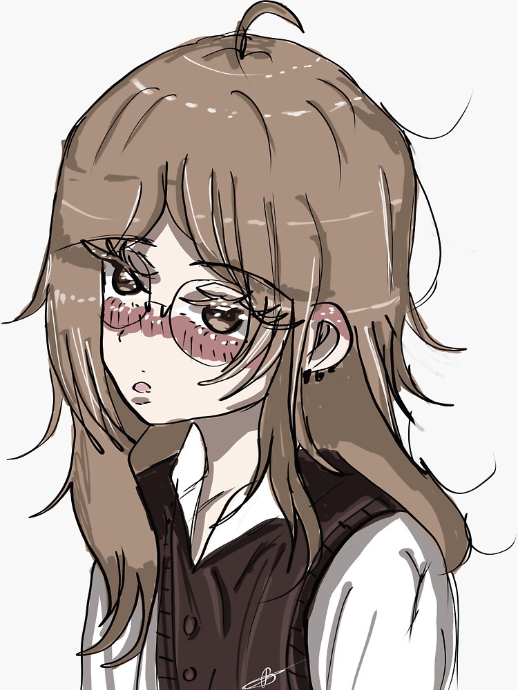 "Clarry with glasses blushing xx" Sticker for Sale by MysticRacoon6 ...