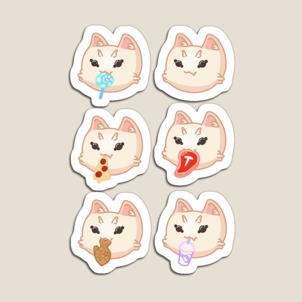 "Pasta Badge Set" Magnet for Sale by Pommelie | Redbubble