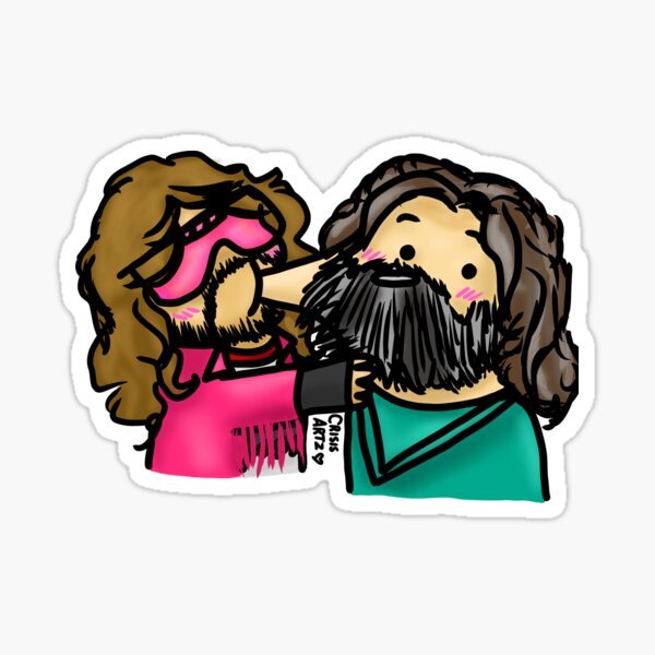 "Brokenpickaxe- Garrett x Steve - A Minecraft Movie" Sticker for Sale ...