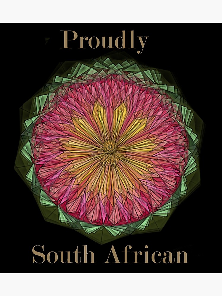 "Proudly South African" Poster by Snofpix | Redbubble