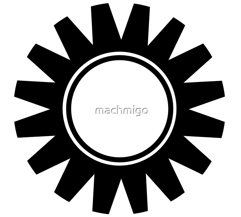 "Circle Round Noir" by machmigo | Redbubble