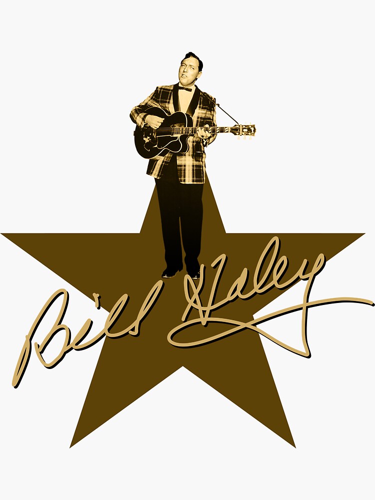 "Bill Haley - Signature" Sticker by TIGERDAVER | Redbubble