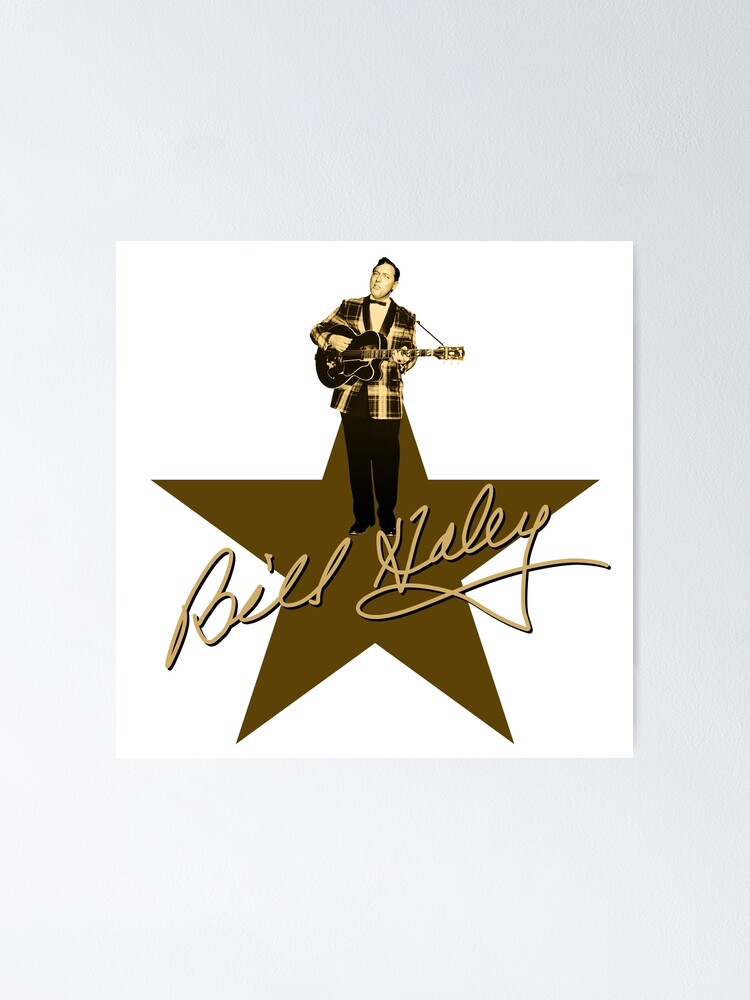"Bill Haley - Signature" Poster for Sale by TIGERDAVER | Redbubble