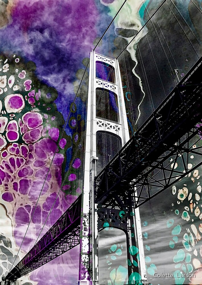 ""The Mighty Mac #2" - Michigan Fluid Art Series" by Colette Larson ...