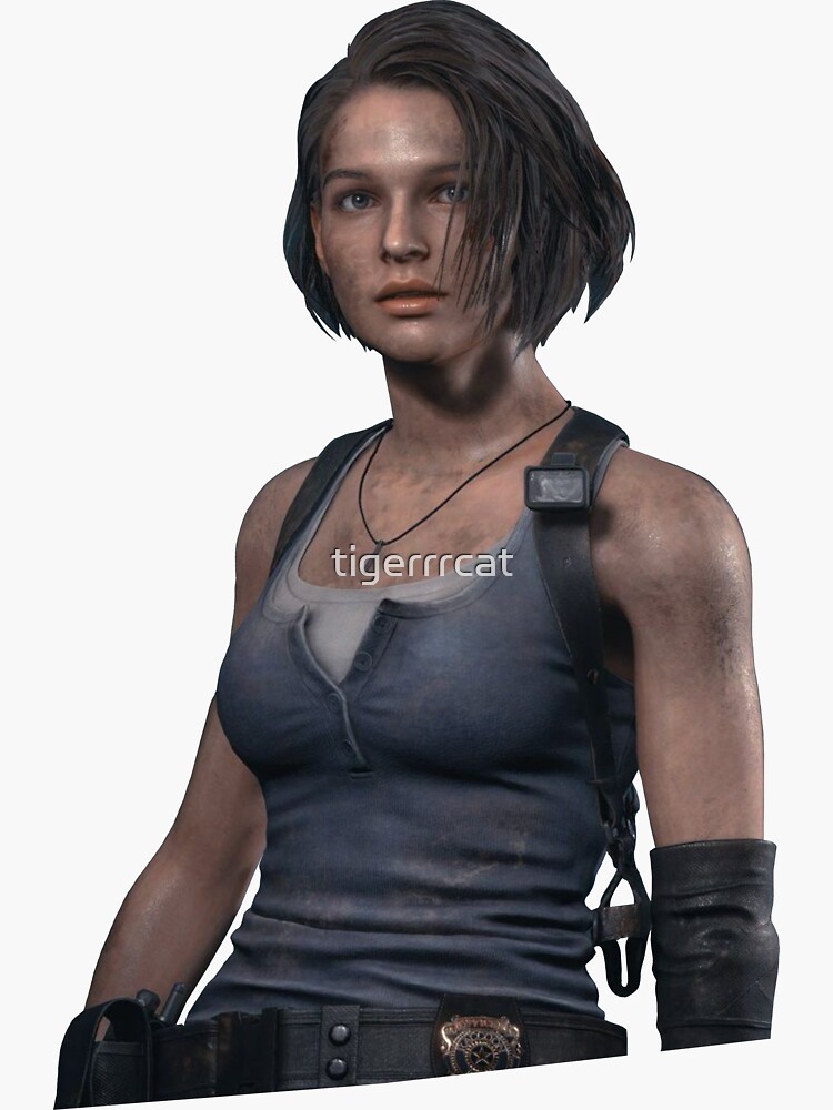 "Portrait Jill Valentine from Resident Evil " Sticker for Sale by ...