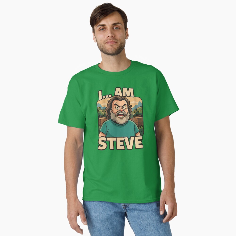 "I... Am Steve Minecraft" Sticker for Sale by ReasonsImBroke | Redbubble