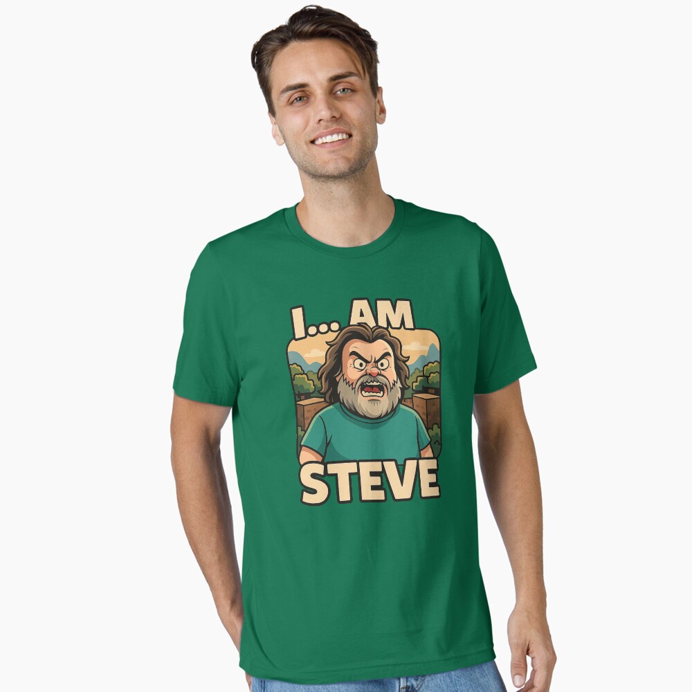 "I... Am Steve Minecraft" Sticker for Sale by ReasonsImBroke | Redbubble