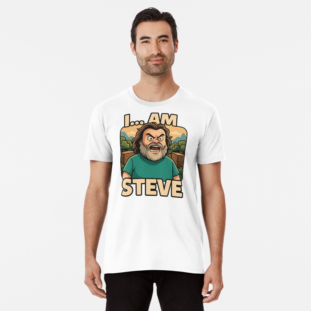 "I... Am Steve Minecraft" Sticker for Sale by ReasonsImBroke | Redbubble