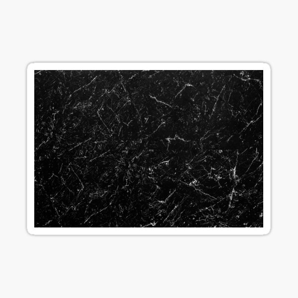 "Black marble texture" Sticker by k3rstman1 | Redbubble