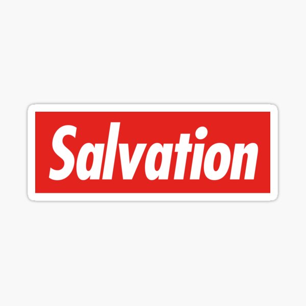 "Salvation by Faith" Sticker for Sale by icdeadpixels | Redbubble