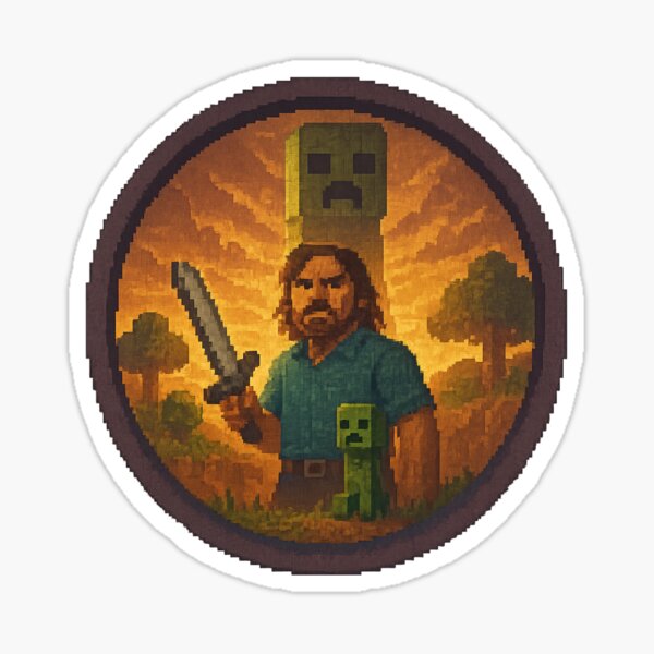 "Mine craft / Minecraft Movie Steve" Sticker for Sale by maro1913 ...