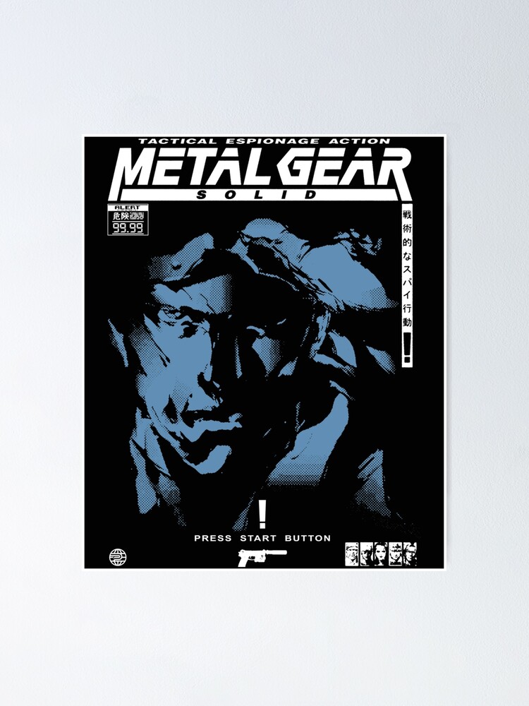 "Mgs1 Snakes" Poster for Sale by AnyaJSForbes | Redbubble