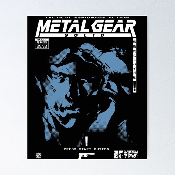 "Mgs1 Snakes" Poster for Sale by AnyaJSForbes | Redbubble