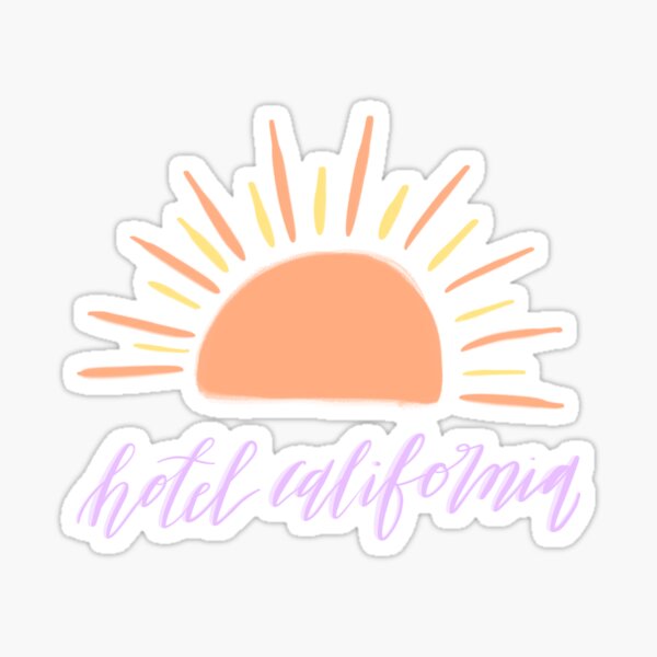 Hotel California Stickers | Redbubble
