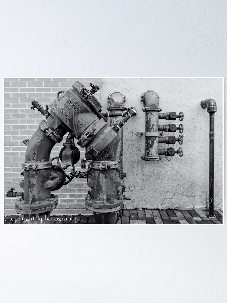 ""Pipes, Valves and Joints" " Poster for Sale by John Kapusta | Redbubble