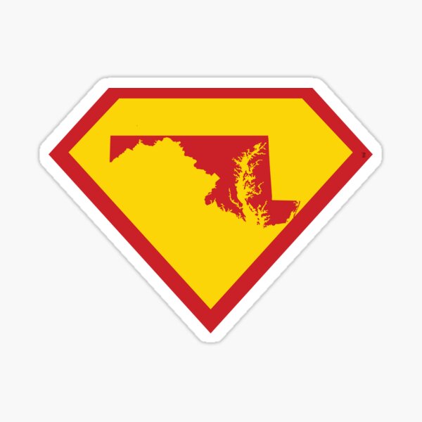 Pegatina for Sale con la obra «ESCUDO DE MARYLAND - La libertad es el ...