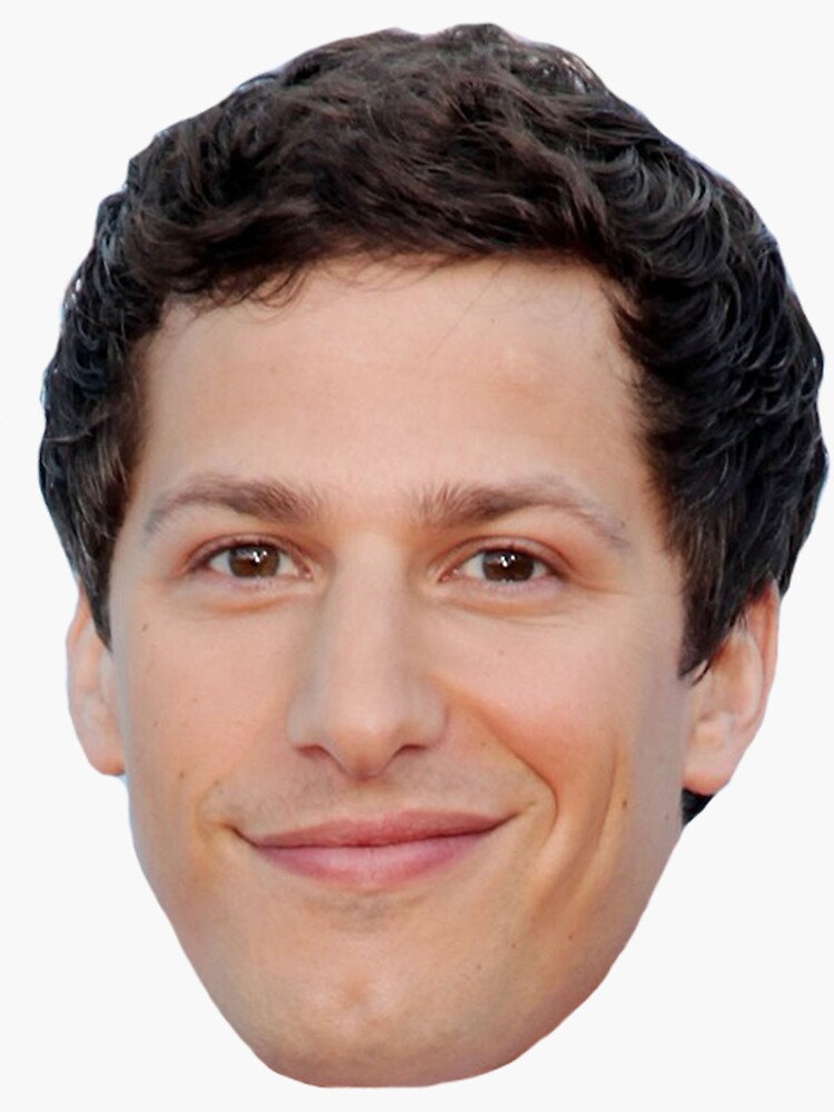 "Andy Samberg Face" Sticker for Sale by rafestudholme | Redbubble