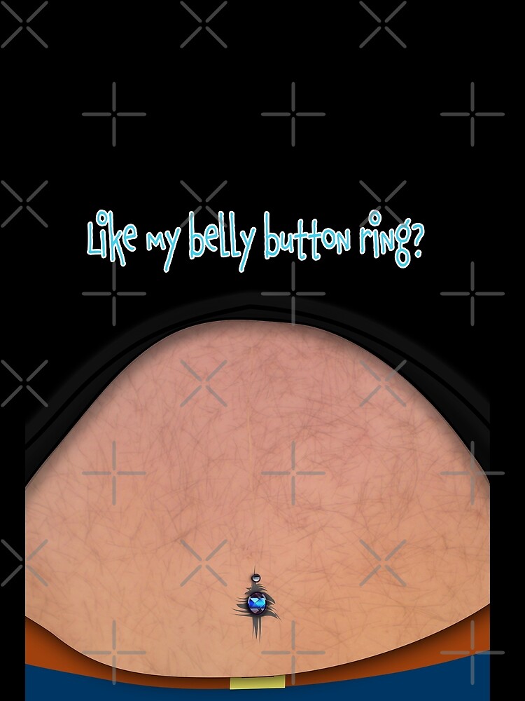 "Funny Dad Fake Fat Beer Belly Button Ring Body Piercing" T-shirt for ...