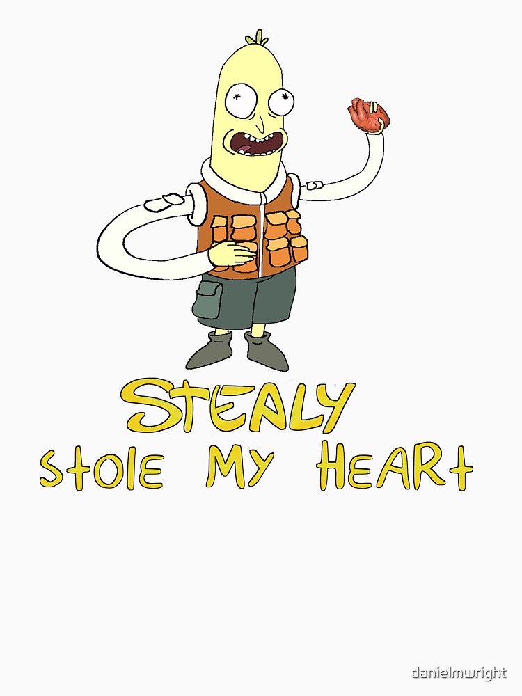 "Adventures of Stealy - Stealy Stole My Heart!" T-shirt for Sale by ...