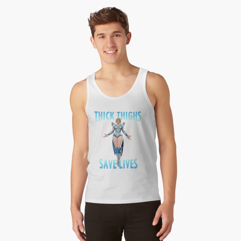 "Emma Frost - Marvel Rivals - Thick Thighs Save Lives" Sticker for Sale ...