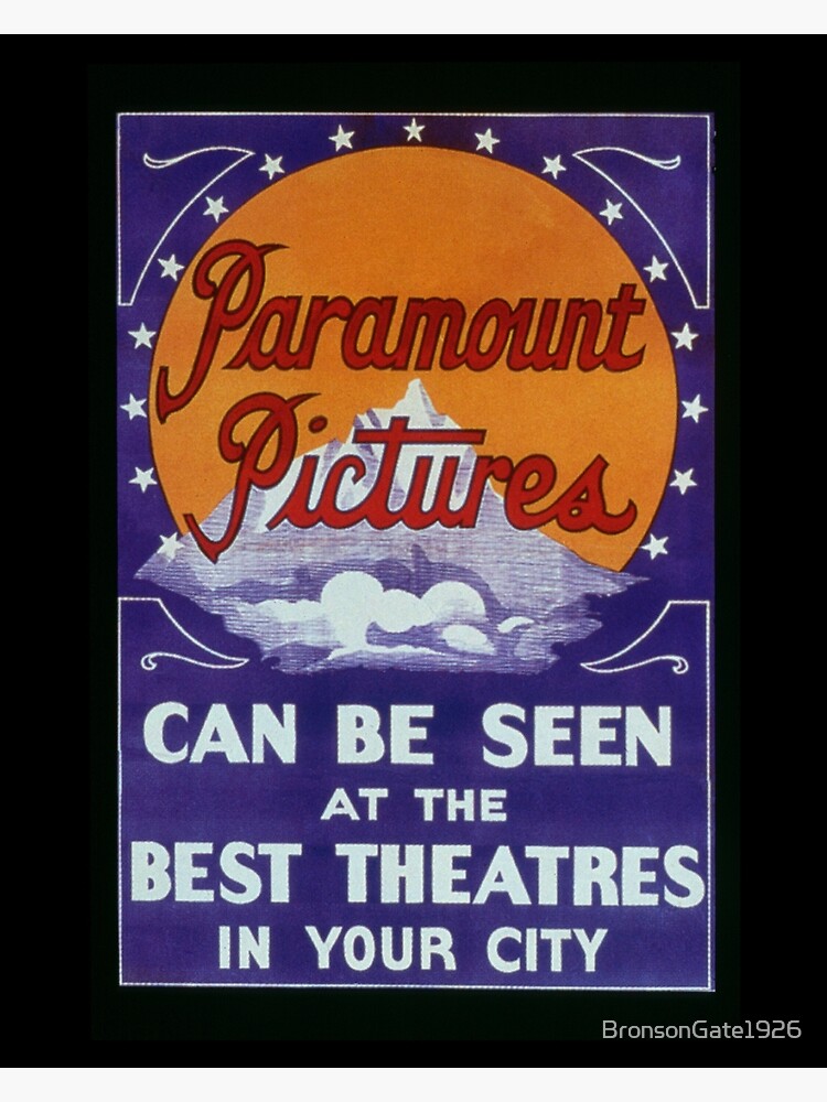 "Paramount Pictures Vintage Poster" Poster for Sale by BronsonGate1926 ...