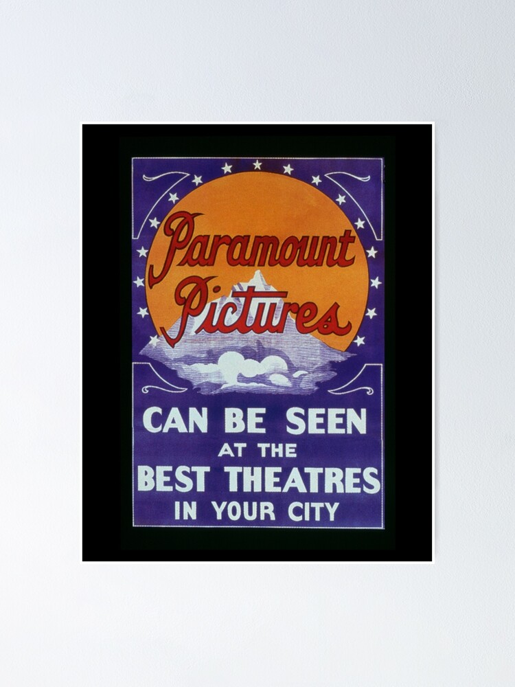"Paramount Pictures Vintage Poster" Poster for Sale by BronsonGate1926 ...