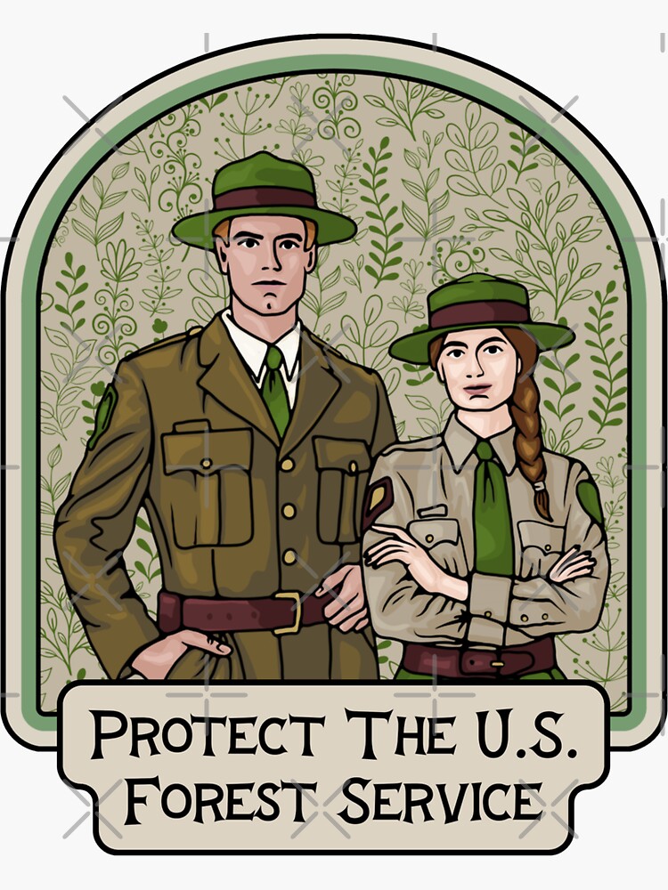 "Protect The U.S. Forest Service" Sticker for Sale by unhingedheather ...