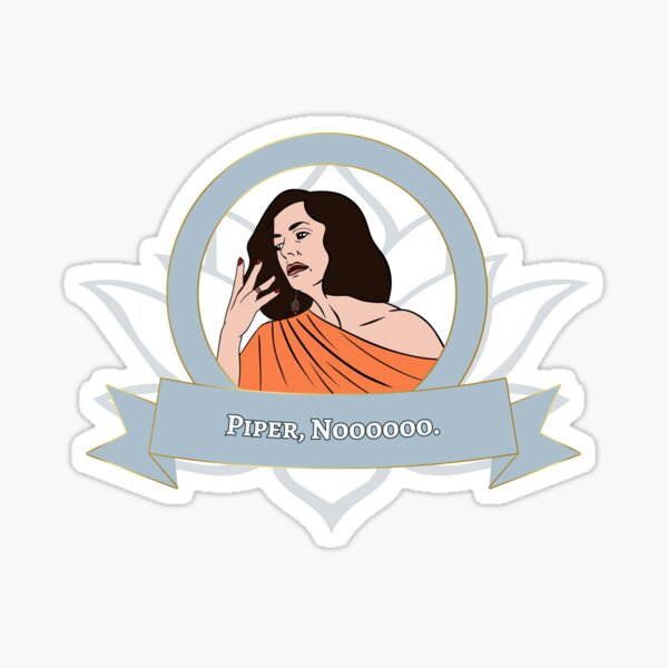 "White Lotus : Piper, No" Sticker for Sale by thecompassrose | Redbubble
