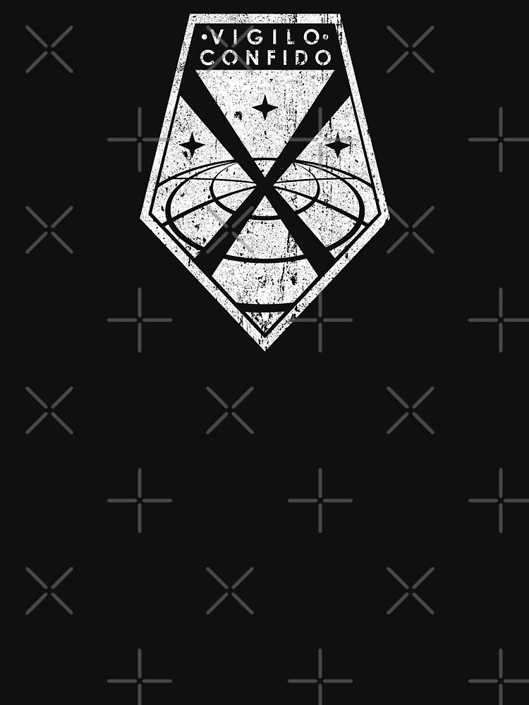 "Vigilo Confido (Variant)" Essential T-Shirt for Sale by huckblade ...