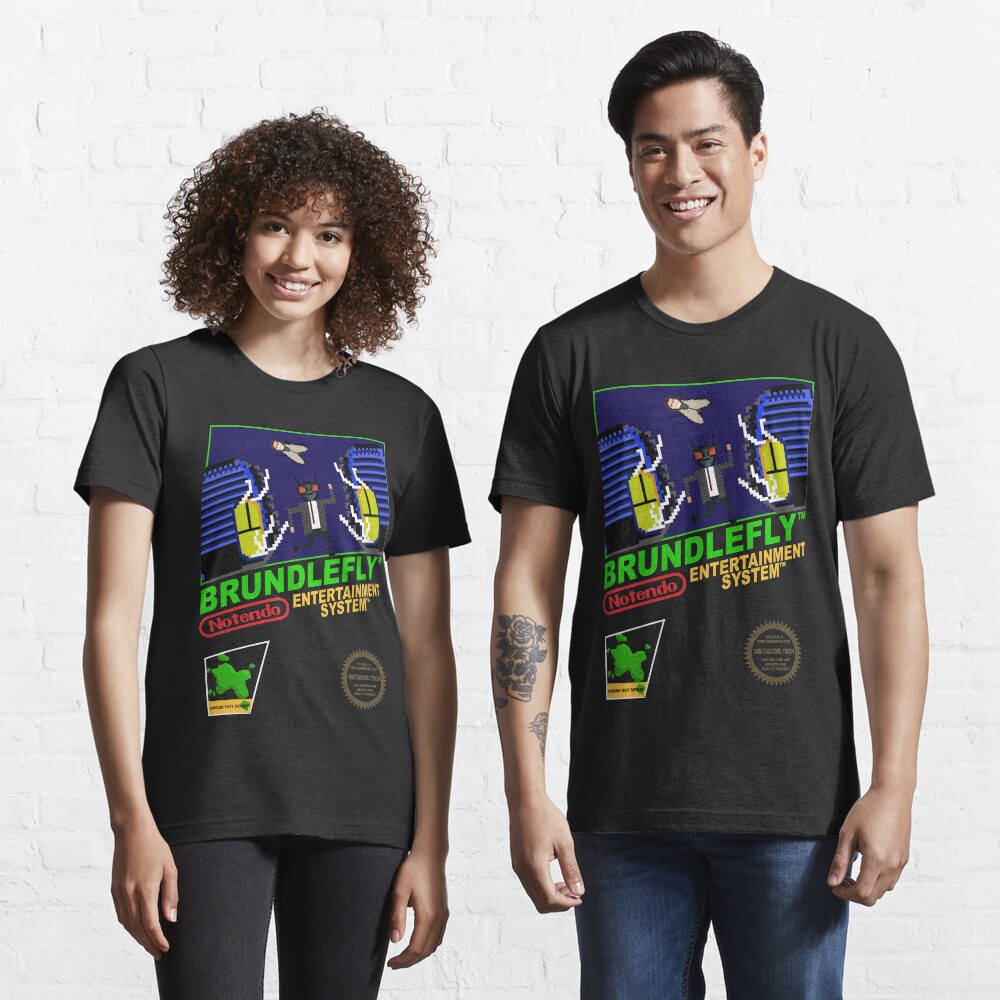 "Retro Video Games Nintendo NES Cover Art Brundlefly" T-shirt by McPod ...