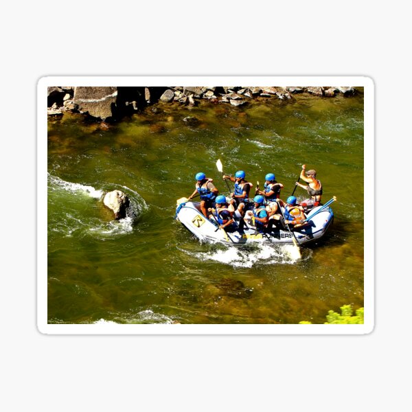 "White Water Rafting" Sticker by Kksgram | Redbubble