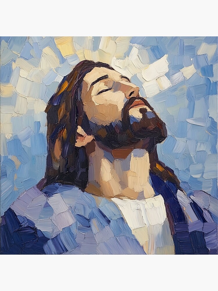 "Jesus Christ | Post-impressionist painting style" Sticker for Sale by ...