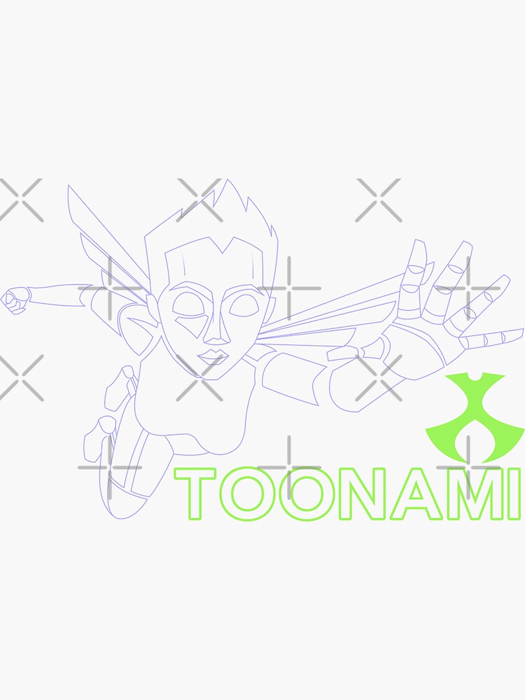 "Toonami: SARA 4.0" Sticker for Sale by AdnyWest | Redbubble