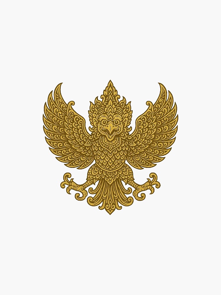 "Garuda Balinese " Sticker for Sale by FLATVAC STICKER | Redbubble