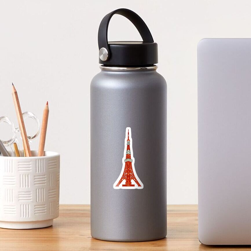 "Tokyo Tower " Sticker for Sale by imamsoe | Redbubble